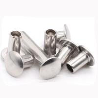 China Bright SUS304 / SUS316 Stainless Steel Flat Head Rivet GB871 for sale
