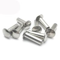 China Bright SUS304 / SUS316 Stainless Steel Flat Head Rivet GB871 for sale