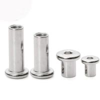 China Stainless Steel Docking Rivet Album Docking Screw Rivet Male And Female for sale