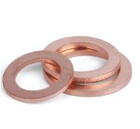 China Metric Solid Copper Sealing Washer DIN 7603A Copper Washer for sale