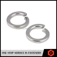 China 304 316 Stainless Steel Spring Lock Washers DIN127 GB93 Split Lock Washer for sale