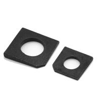 China Metric Carbon Steel Black Oxide Square Taper Washers GB853 For Slot Section for sale