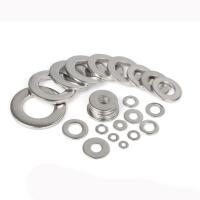 China DIN 9021 SUS304 / SUS316 Stainless Steel Fender Washer Large Plain Washers for sale