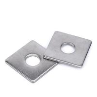 China Stainless Steel Square Plate Washers OEM Galvanized Large Metal Square Washers for sale