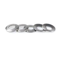 China Self Locking Conical Spring Washers Knurling Disc Spring Washer for sale