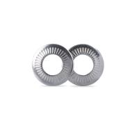 China Self Locking Conical Spring Washers Knurling Disc Spring Washer for sale