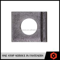 China DIN435 Square Lock Washer Square Taper Steel Washers With I Sections for sale