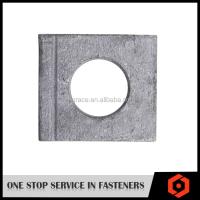 China DIN435 Square Lock Washer Square Taper Steel Washers With I Sections for sale