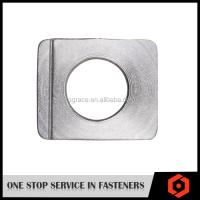 China DIN435 Square Lock Washer Square Taper Steel Washers With I Sections for sale