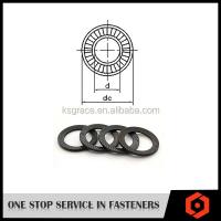 China DIN 9250 Knurling Disc Spring Washer Black Oxide Conical Spring Contact Washer For Screws for sale