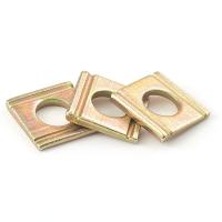 China DIN434 Steel Square Lock Washer Bevel Square Taper Washers for sale