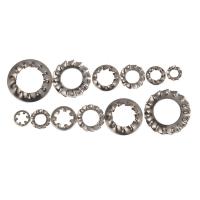 China Din6798 External Teeth Serrated Lock Washers Machine Accessories Metric Toothed Lock Washers for sale