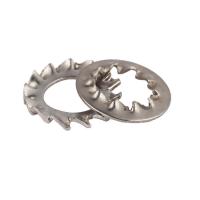 China Din6798 External Teeth Serrated Lock Washers Machine Accessories Metric Toothed Lock Washers for sale