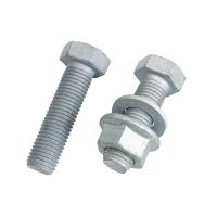China Hex Bolts And Nuts Steel Fasteners With Hexagon Head For Various Applications for sale