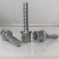 China 3/8 Rod 1/4 X 1-1/2 Threaded Rod Anchor Hanger Inner Thread Concrete Ceiling Screws for sale