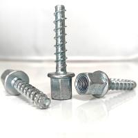 China Zinc Finish M10 Self Tapping Concrete Anchor Bolts For Inner Hanger And Concrete Block for sale