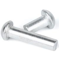 China GB 867 DIN 660 Stainless Steel Round Head Aluminum Solid Rivets For Construction for sale