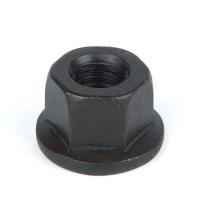 China Black Oxide Coating Thickened Flange Hexagon Nuts For M10-M30 Mechanical Applications for sale