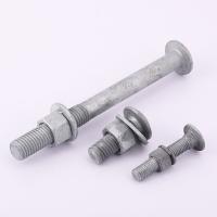 China Round Head Square Neck Carriage Bolts Black Finish DIN 603 Carbon Steel Grade 6.8 for sale