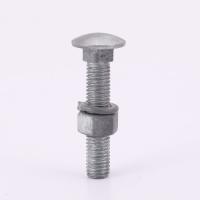 China Round Head Square Neck Carriage Bolts Black Finish DIN 603 Carbon Steel Grade 6.8 for sale