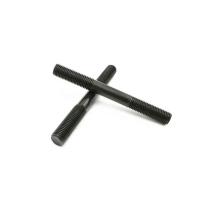 China DIN939 6mm-300mm M6-M50 Threaded Rods Studs Black Metal end 1.25 d double end stud bolt for sale