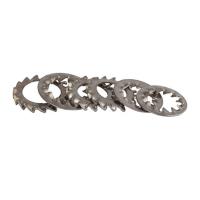China DIN Standard Zinc Plated Star Lock Washer for External Tooth Gasket in Alloy Steel for sale