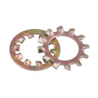China DIN Standard Zinc Plated Star Lock Washer for External Tooth Gasket in Alloy Steel for sale