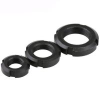 China Heavy Industry Round Slotted Nuts for Durable Locking in Metric Measurement System for sale