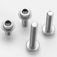 China Hex Socket Flange Cap Head Screws With Flange Face Anti Slip Screws DIN 251 Grade 8.8 for sale