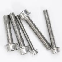 China Hex Socket Flange Cap Head Screws With Flange Face Anti Slip Screws DIN 251 Grade 8.8 for sale