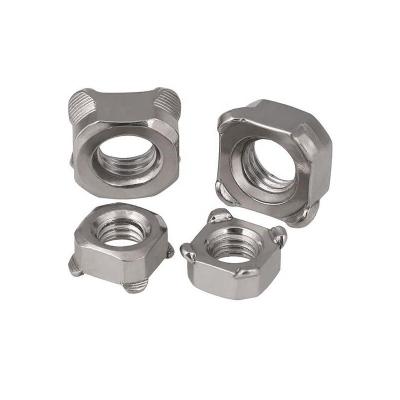 China SUS304/316 Stainless Steel Square Nuts DIN928 For Square Spot Welding In Jiangsu for sale