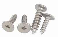 China Inch Stainless Steel Self-tapping Screw With Large Flat Head And Thin Head Phillips Tip for sale