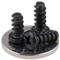 China Cross Recessed Pan Head Tapping Screws M3-M16 Class 12.9 Black Oxide Coating Steel for sale