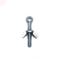 China White Zinc Finish M12 Eye Screw Swing Bolts For Foundation Bolt And Slip Knot Bolts for sale