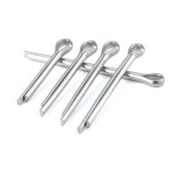 China Stainless Steel Slotted Spring Pin Loaded Shutter Cotter Pins For Tractor DIN94 Split for sale