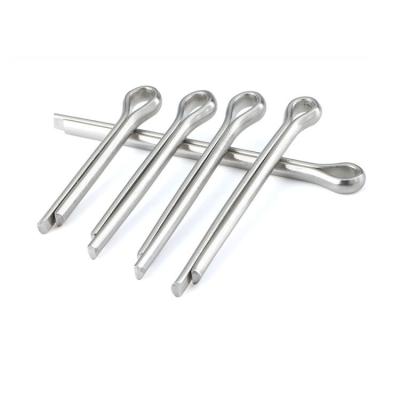 China Stainless Steel Slotted Spring Pin Loaded Shutter Cotter Pins For Tractor DIN94 Split for sale