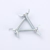 China Butterfly Wing Bolt DIN316 Carbon Steel Hand-Turned Disc Bolts for Easy Installation for sale