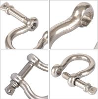 China U Type D Shackles for Heavy Lifting Galvanized Steel Forged Screw Pin Anchor Shackle for sale