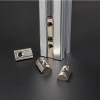 China T-slot Nut Self Aligning Slide-in T-Nut With Ball Stainless Steel Spring Compatible T Slot M8 Nut With Spring Loaded Ball for sale
