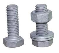 China High Tensile B7 Heavy Hex Bolts And Nuts Manufacturing Hot Dip Galvanized Hex Full Thread Bolt With Nut And Washer for sale