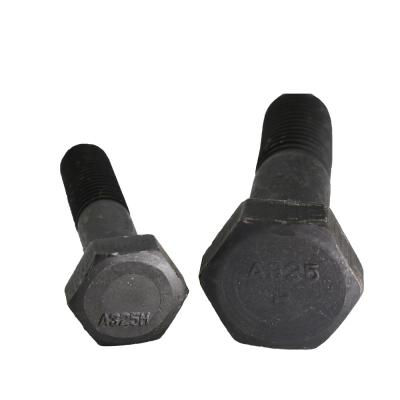China Industrial Grade Steel DIN931 DIN933 Grade 4.8 8.8 10.9 12.9 M25 ASTM A325 Heavy Hex Head Bolts And Nuts For Heavy Duty for sale