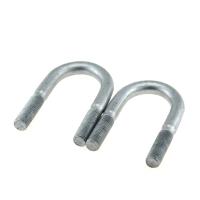 China Carbon Steel Grade 10.9 Hot DIP Galvanized Stainless Steel U Bolt Bending Machine Square Lock Pipe Clamp Custom Size for sale