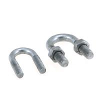 China Carbon Steel Grade 10.9 Hot DIP Galvanized Stainless Steel U Bolt Bending Machine Square Lock Pipe Clamp Custom Size for sale