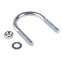 China Carbon Steel Grade 10.9 Hot DIP Galvanized Stainless Steel U Bolt Bending Machine Square Lock Pipe Clamp Custom Size for sale