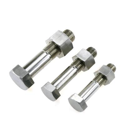 China SS M4 M5 M6 M8 M10 M12 Heavy Hex Headed Cap Screw Machine Bolt and Nuts Hex Machine Tap Bolt for Heavy Duty Applications for sale