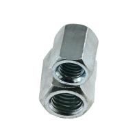 China Metric DIN6330 Galvanized Zinc Plated Nickel Plated 10B21 45K Hex Long Nut with Grade 10 Heavy-Duty Applications for sale