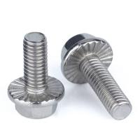China DIN Standard M2 to M72 Hex Flange Bolt With Grade A2-70 A4-80 in Zinc Plated HDG for Corrosion Resistance and Durability for sale