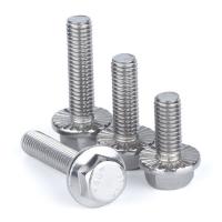 China DIN Standard M2 to M72 Hex Flange Bolt With Grade A2-70 A4-80 in Zinc Plated HDG for Corrosion Resistance and Durability for sale