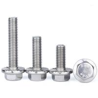 China DIN Standard M2 to M72 Hex Flange Bolt With Grade A2-70 A4-80 in Zinc Plated HDG for Corrosion Resistance and Durability for sale