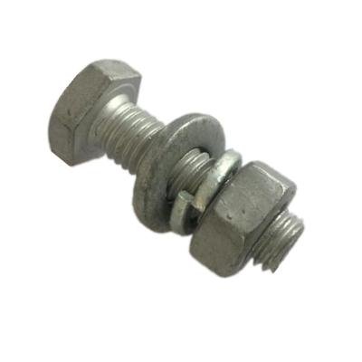 China ANSI/ASME B18.2.1 Hex Bolt Stainless Carbon Steel M5 to M64 HDG Black UNC Thread Type ISO9001 2008/TS16949 Certified for sale